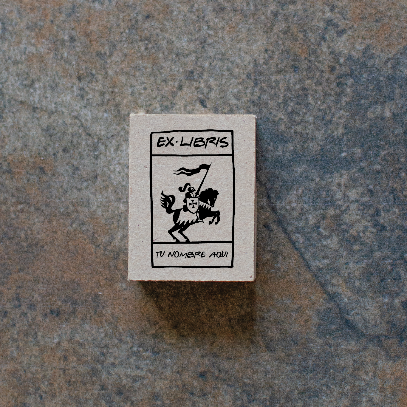 Timbre Caballero Escudero "Ex Libris" – La Timbrería