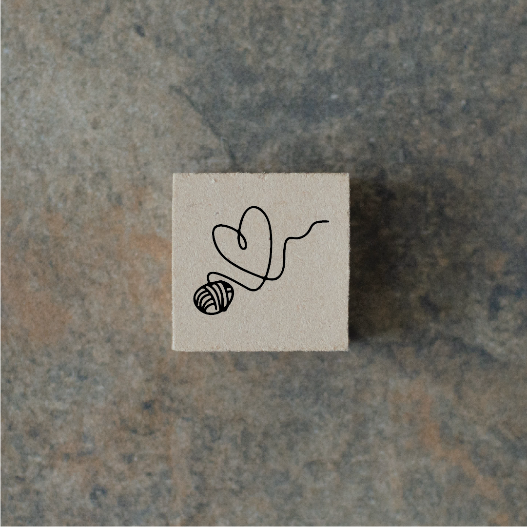 Timbre "Madeja corazón" – La Timbrería